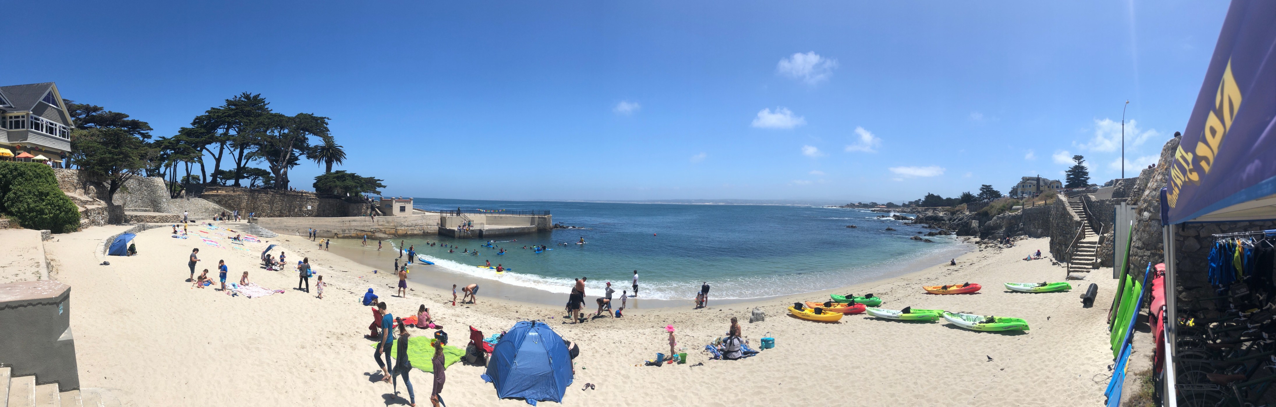 Bike & Kayak Rentals at Lovers Point Beach & Park | Monterey, CA